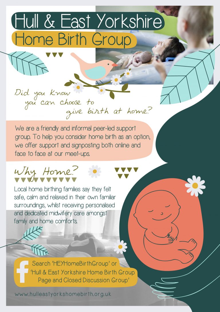 Our Leaflet and Contact Details » Hull & East Yorkshire Home Birth Group